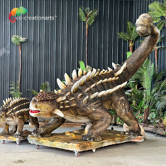Animatronische Ankylosaurus Simulation Dinosaurier für die Jurasik ...